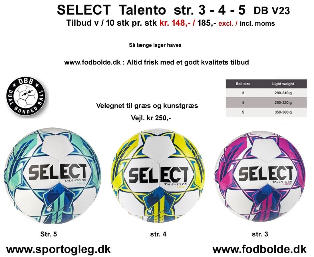 Fodbolde og tilbehør | - Se priser - BKH Sport og Leg i Rødovre
